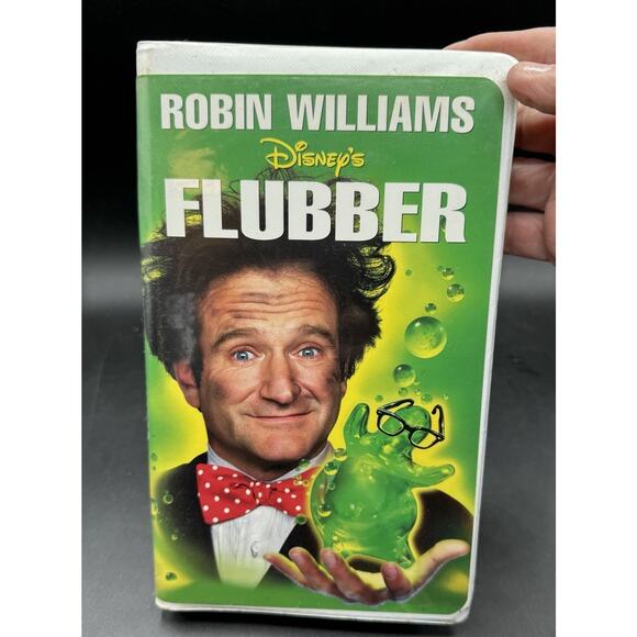 Media | Disneys Flubber Vhs Tape Clamshell Case Family Movie 1997 Robin ...